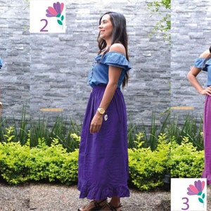 Mexican Skirts ~ Falda ~ Folklorico Skirts ~ Colorful Skirt for Women ...