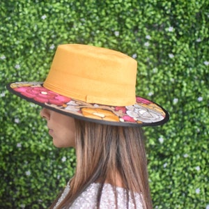 Flower Embroidered Hat Mexican Artisan Hat Womens Hat - Etsy