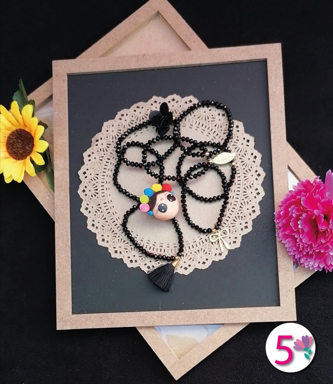 Frida Kahlo Crystal Bead Bracelet Mexican Jewelry Native - Etsy