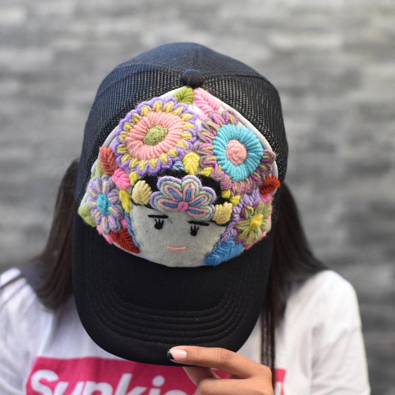 Flower Baseball Cap - Etsy