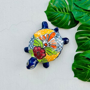Handcrafted Talavera Turtle: Vibrant Mexican Artistry for Your Home ...