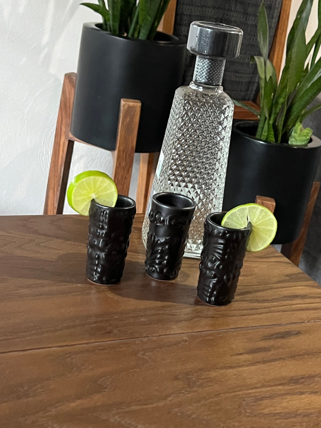 Black Tequila Glass, Black Talavera Bachelorette Party Weekend Glass ...