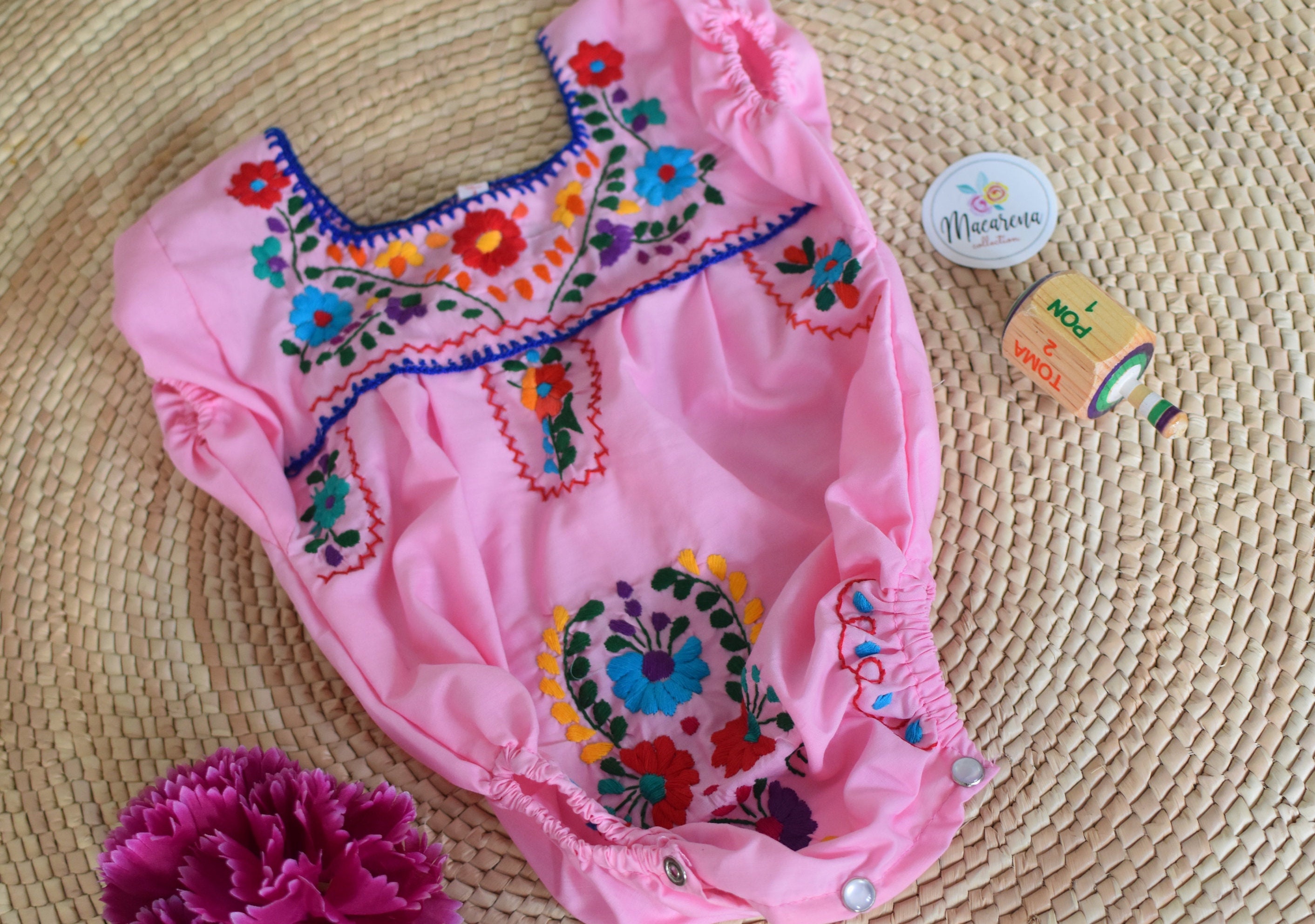 Traditional Mexican Diaper for Baby. Baby Bodysuit Traditional | Etsy