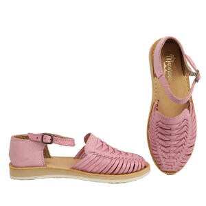 Pink Huarache Sandal ~ All Sizes Boho- Hippie Vintage ~ Mexican Style ...