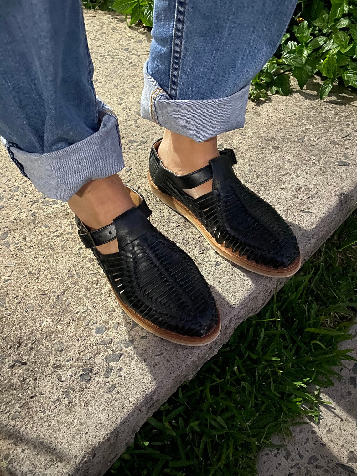 Mens Handmade Leather Huarache Sandals – Mexican Style Boho Shoes - Etsy