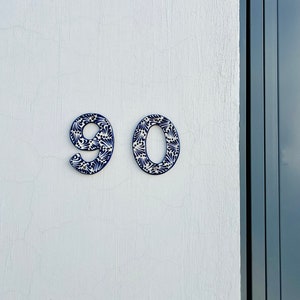House Number Tiles, Number Tiles Handmade Mexican Talavera Ceramic ...