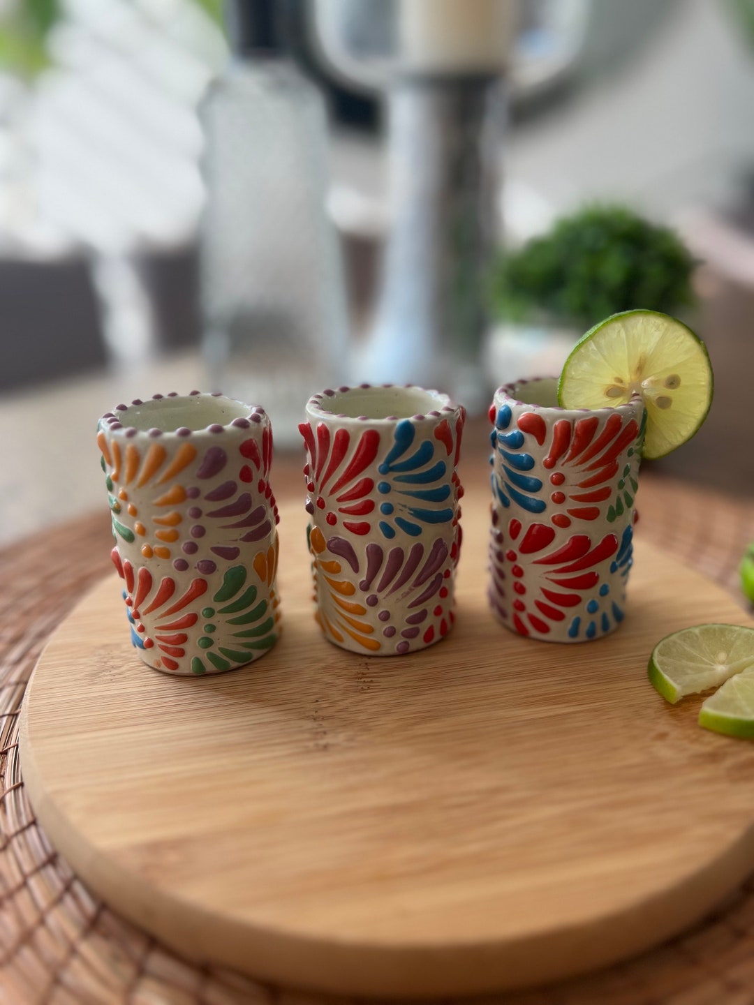Colors Tequila Glass, Colors Talavera Bachelorette Party Weekend Glass ...