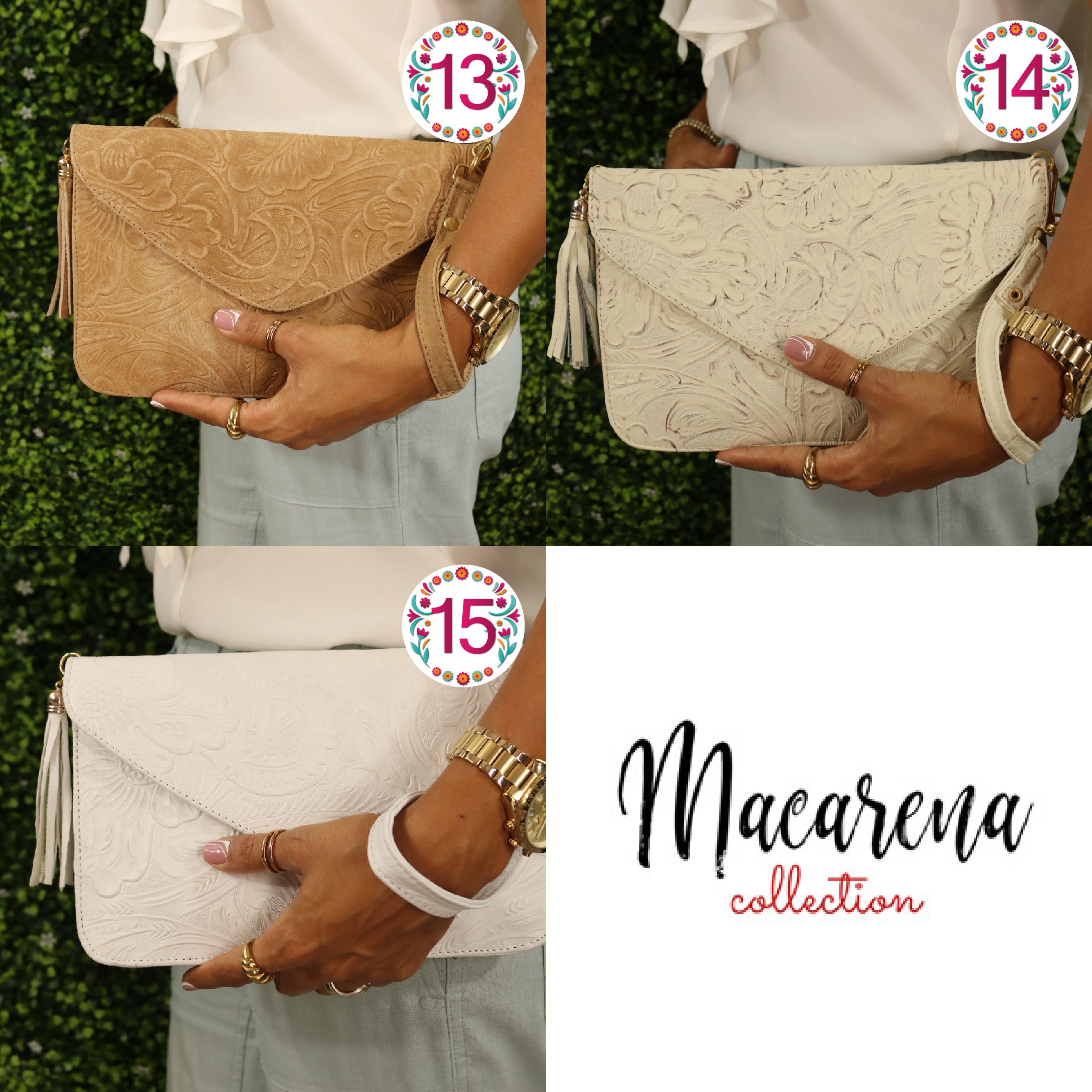 Handmade Leather Crossbody Bag – Mexican Wristlet Clutch - Etsy