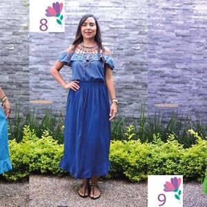 Mexican Skirts ~ Falda ~ Folklorico Skirts ~ Colorful Skirt for Women ...