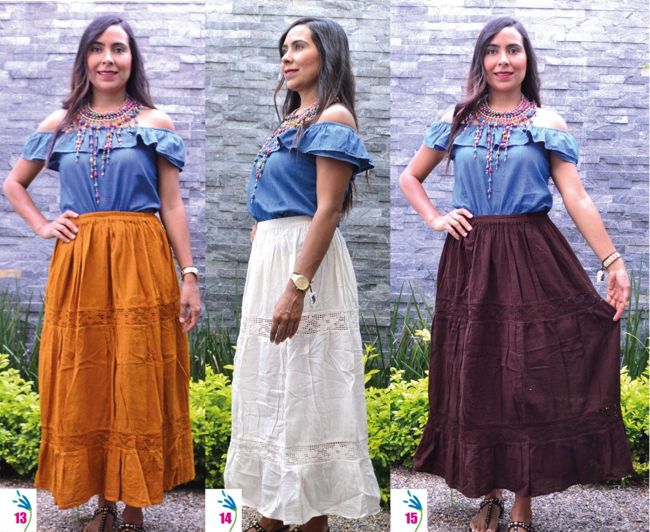 Mexican Skirts Falda Folklorico Skirts Colorful Skirt - Etsy UK