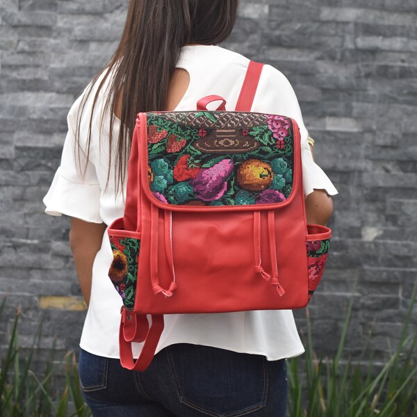 Mexican Backpack Embroidered - Etsy