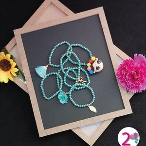 Frida Kahlo Crystal Bead Bracelet, Mexican Jewelry, Native Jewelry ...