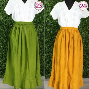 Mexican Skirts ~ Falda ~ Folklorico Skirts ~ Colorful Skirt for Women ...
