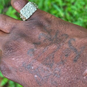 Nugget Ring Set for Men – Nugget Rings for Men (two Rings) Gold Plated ...