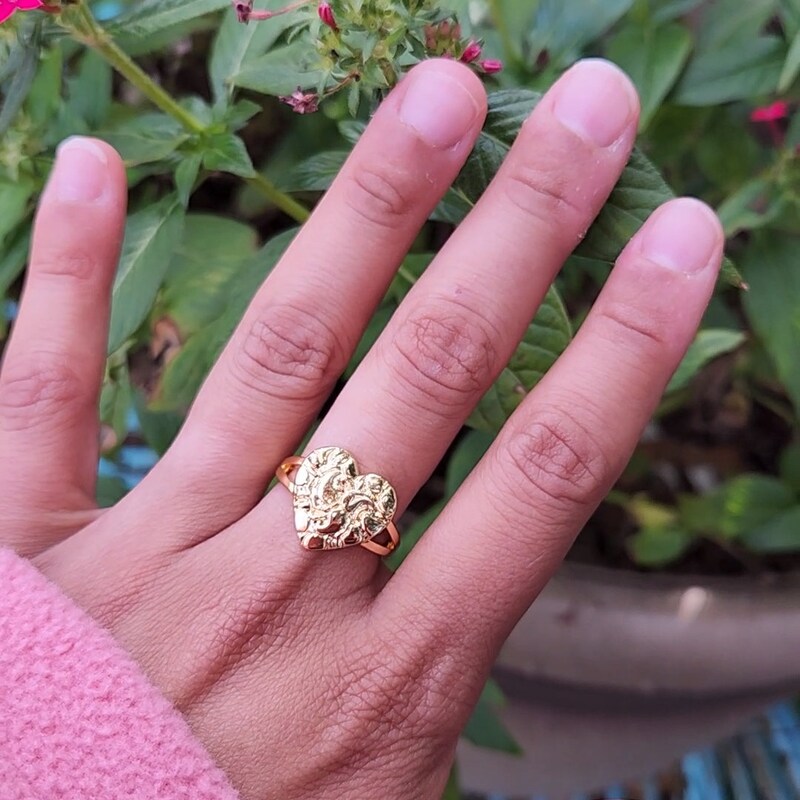 Gold Nugget Ring - Etsy