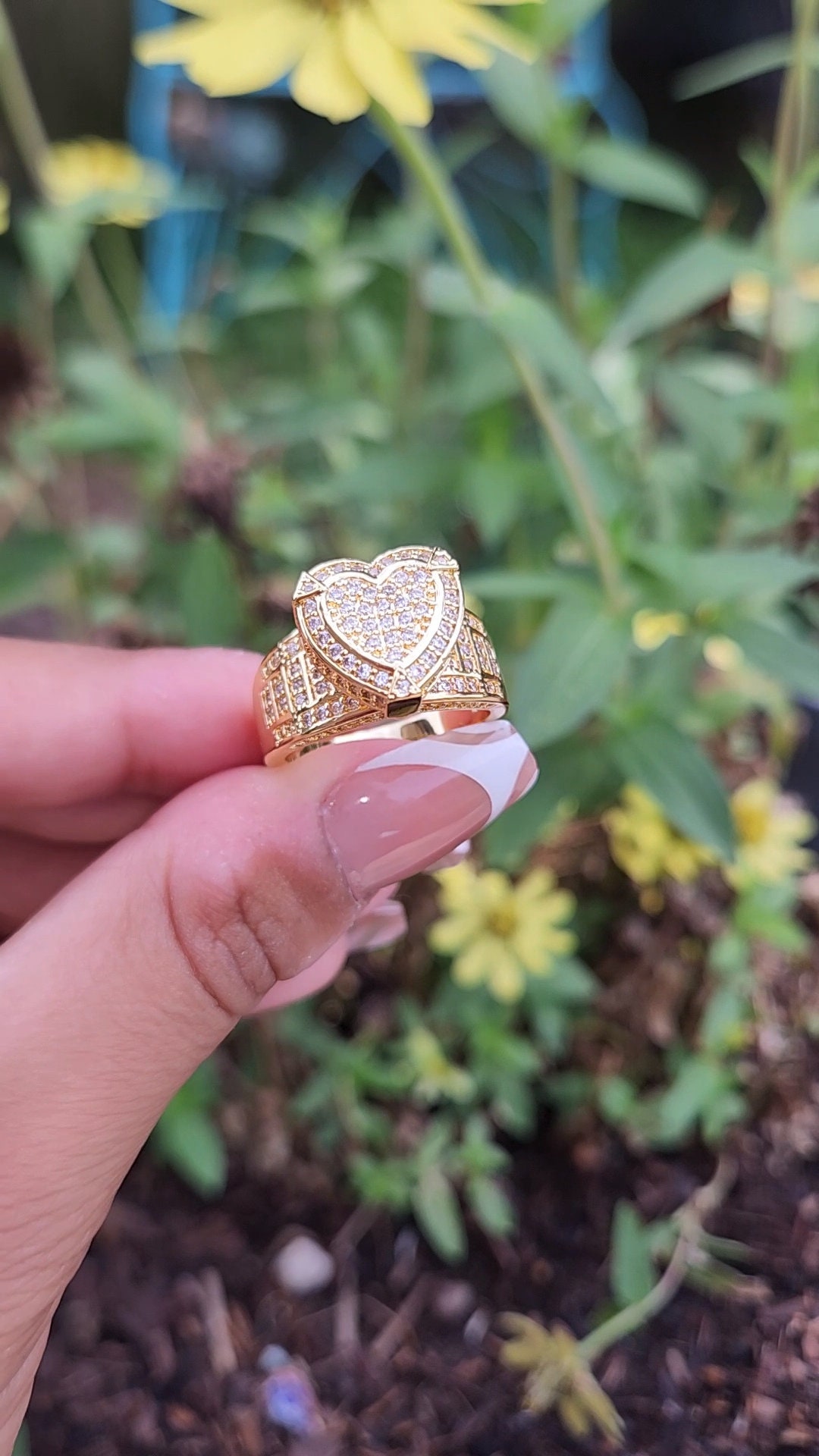 Buy One Get One Free Engagement Ring for Women Xoxo Statement Ring ...