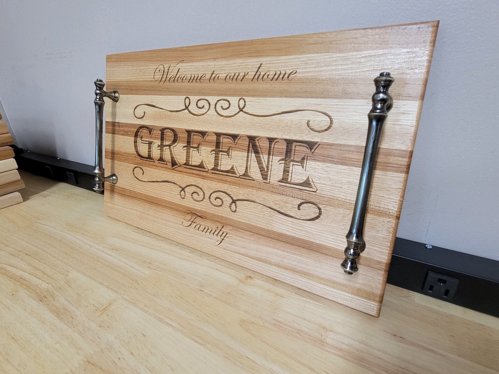 Hickory Custom Personalized Serving Tray - Etsy