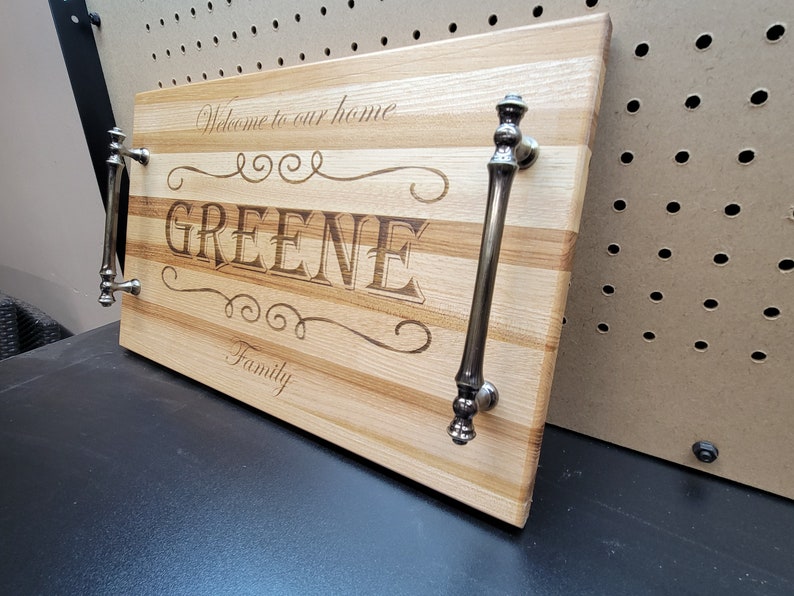Hickory Custom Personalized Serving Tray - Etsy