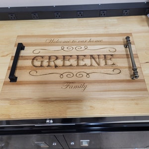 Hickory Custom Personalized Serving Tray - Etsy