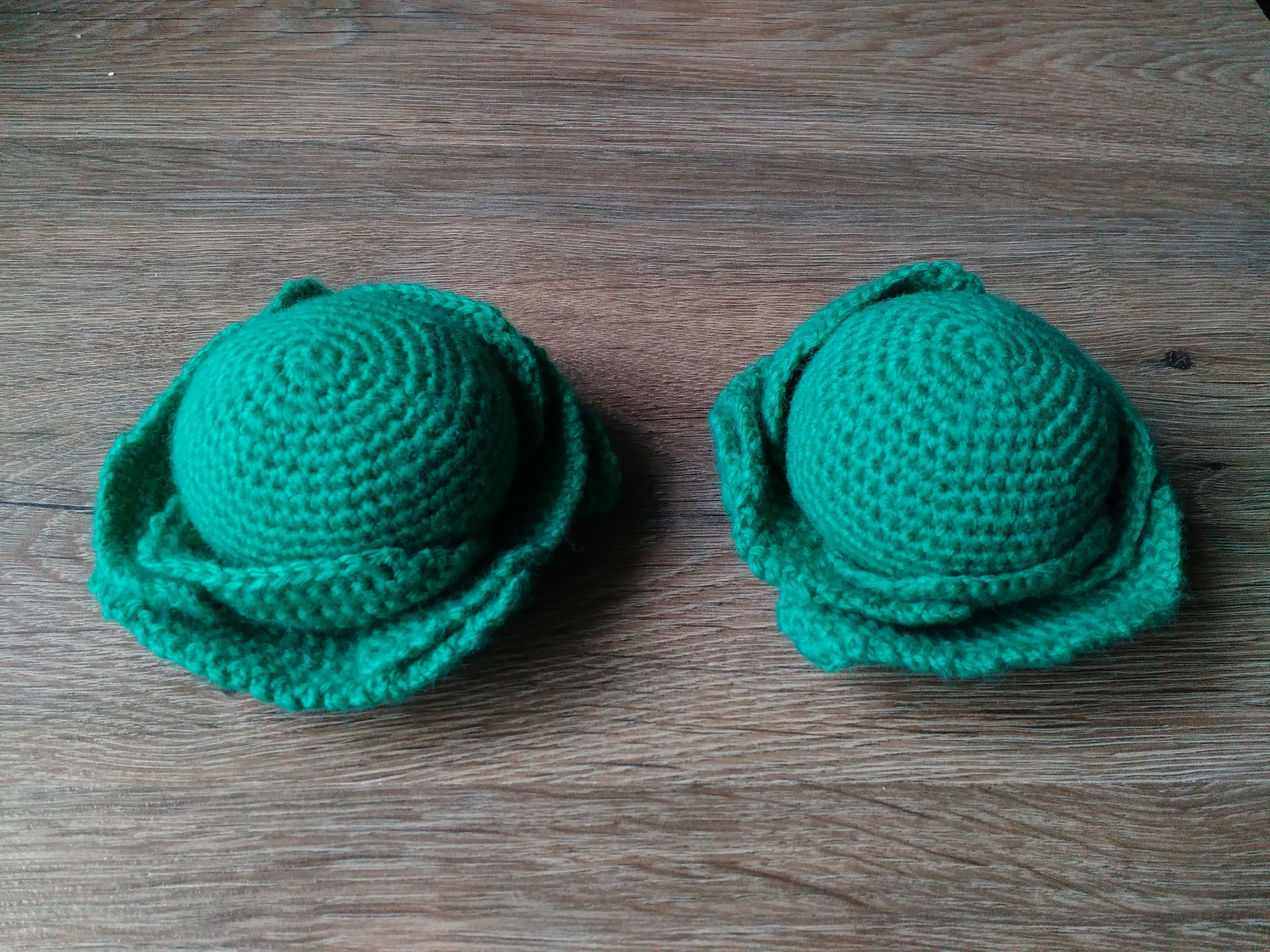 Montessori Cabbage Play Food Toy Crochet Vegetable Pretend - Etsy