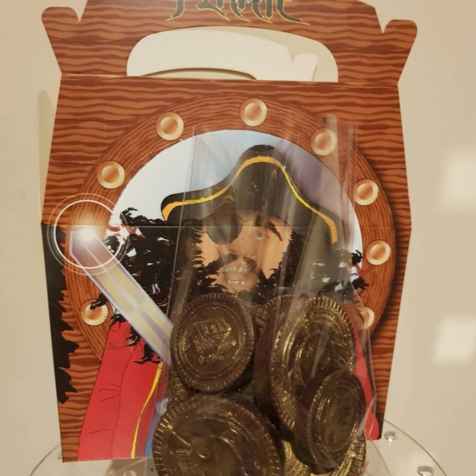 Party Pirate Sweet Chest With Lollipops Cake Toppers - Etsy