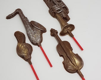 12 MUSICAL NOTE Hard Candy LOLLIPOPS - Music Themed Party, Musical ...