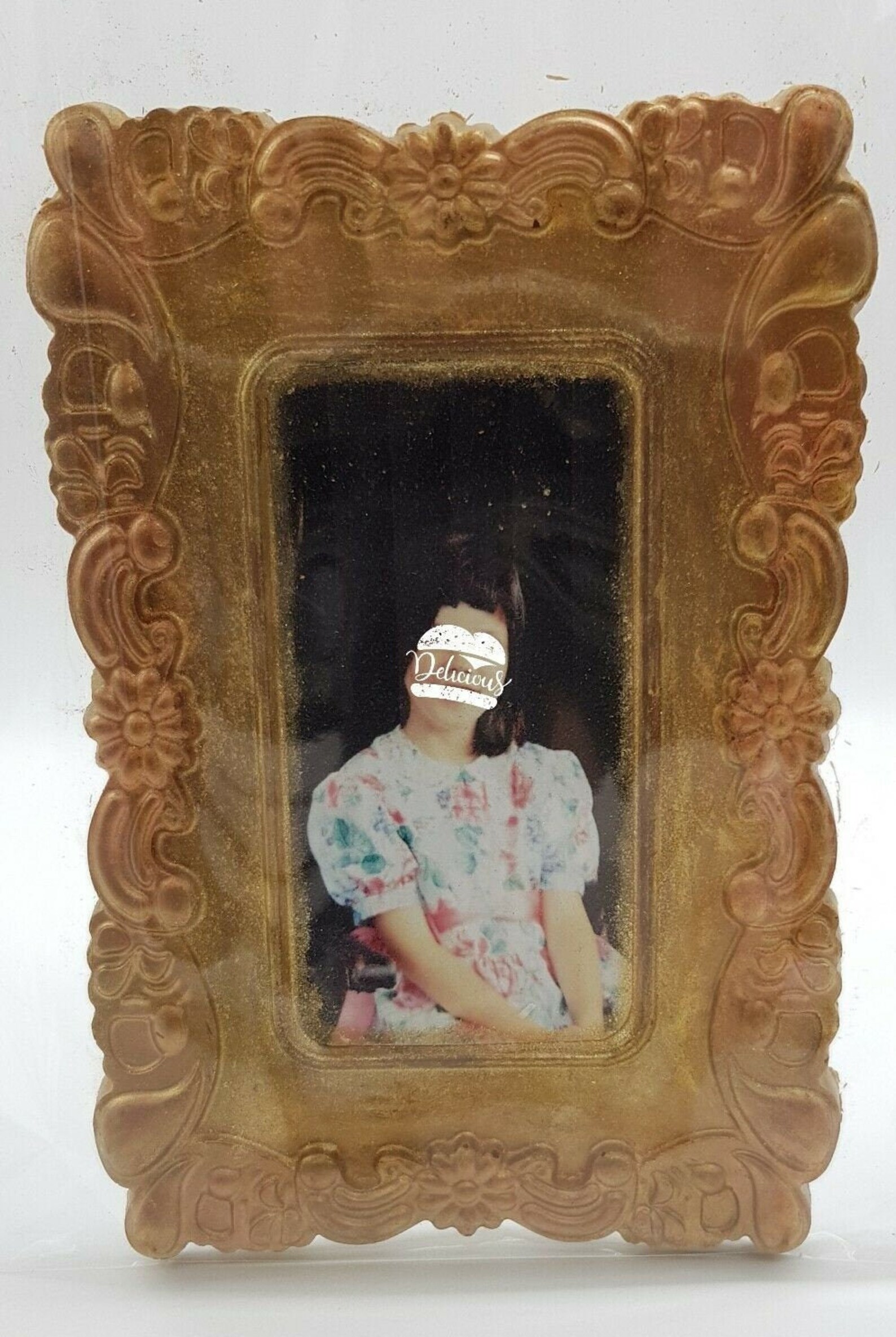 Personalised Chocolate Photo Frame With Edible Photo - Etsy