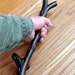Tree Branch Barn Door Handle and Matching easy Mount Textured Flush ...