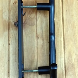Tree Branch Barn Door Handle and Matching easy Mount Textured Flush ...
