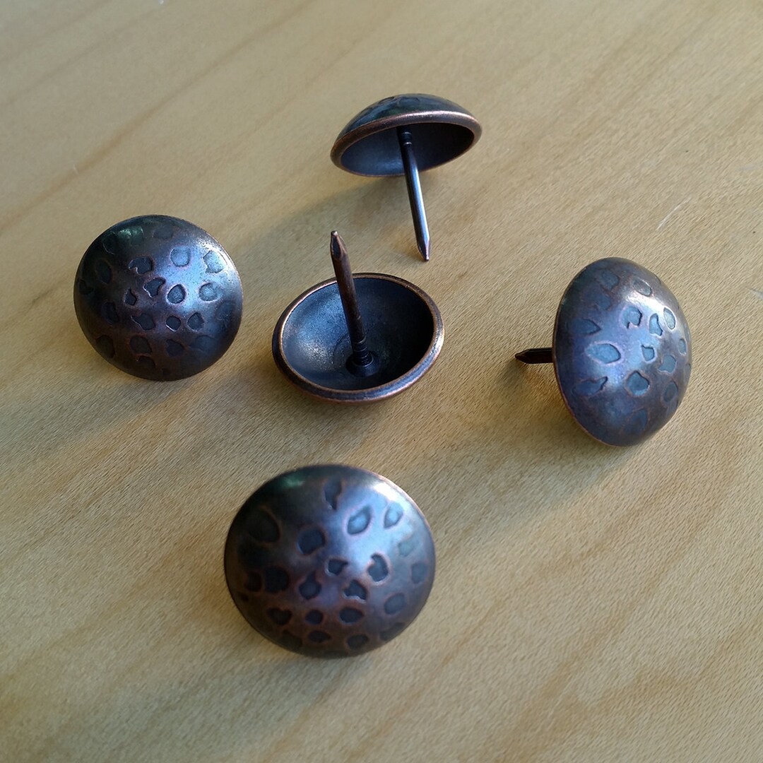 100 Pack, Clavos, 1 " Dia., Oil Rubbed Bronze Finish - 10 Year Waranty ...