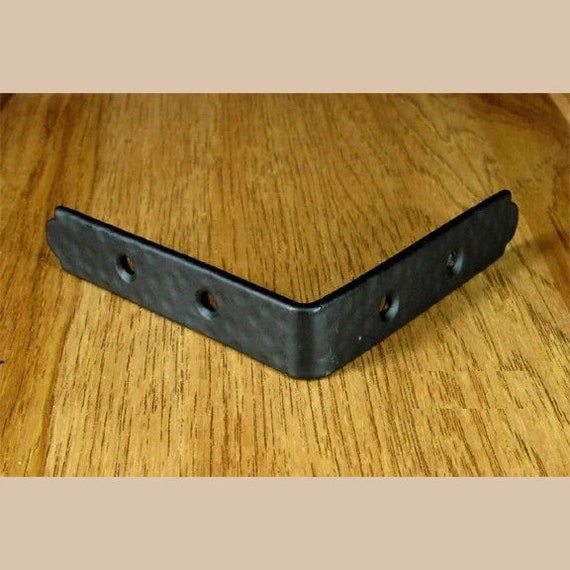 Rustic Table Edge Corner Brackets Corner Table Bracket Etsy
