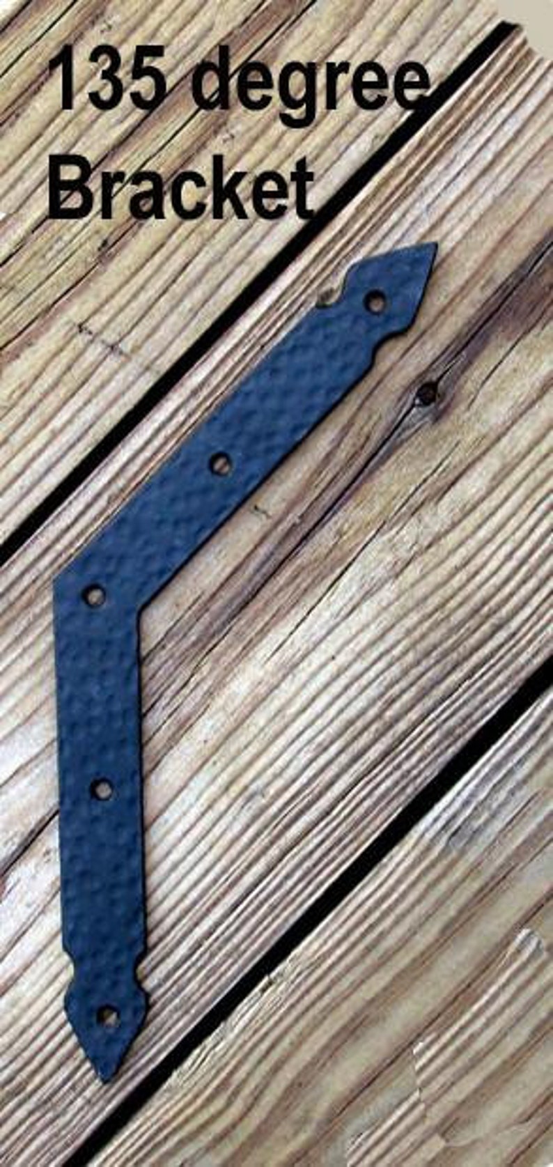 Hand-forged Rustic Hammered Brackets Braces incl. Rustic - Etsy