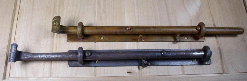 15 Heavy Duty Rustic Cane Bolt for Bottom of Door or - Etsy