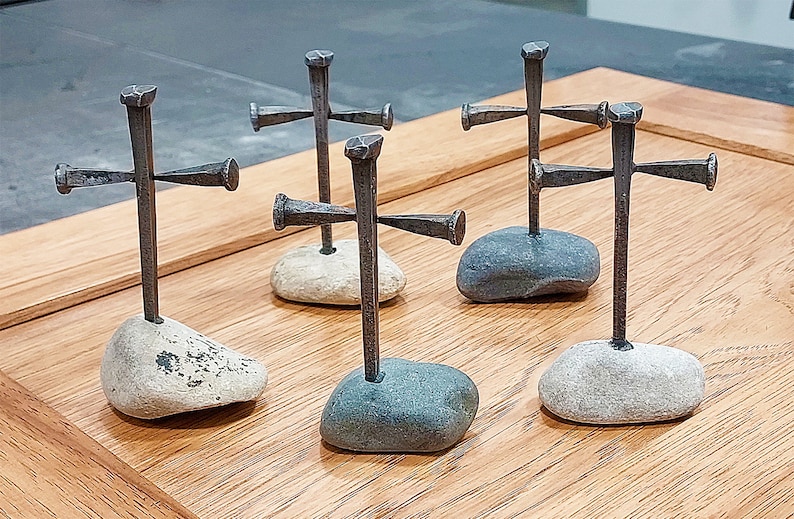 Metal Cross, Nail Cross, Crucifix Cross, Religious Christian Gift. - Etsy