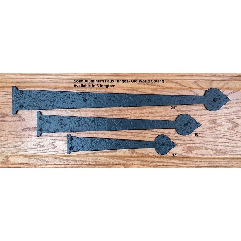 Premium Spade Decorative Faux Dummy Hinge 3 Sizes Solid - Etsy