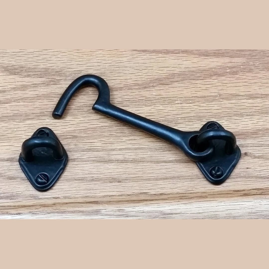 4 Plain Cabin Hook, Gate Hook, Shutter Hook - Etsy