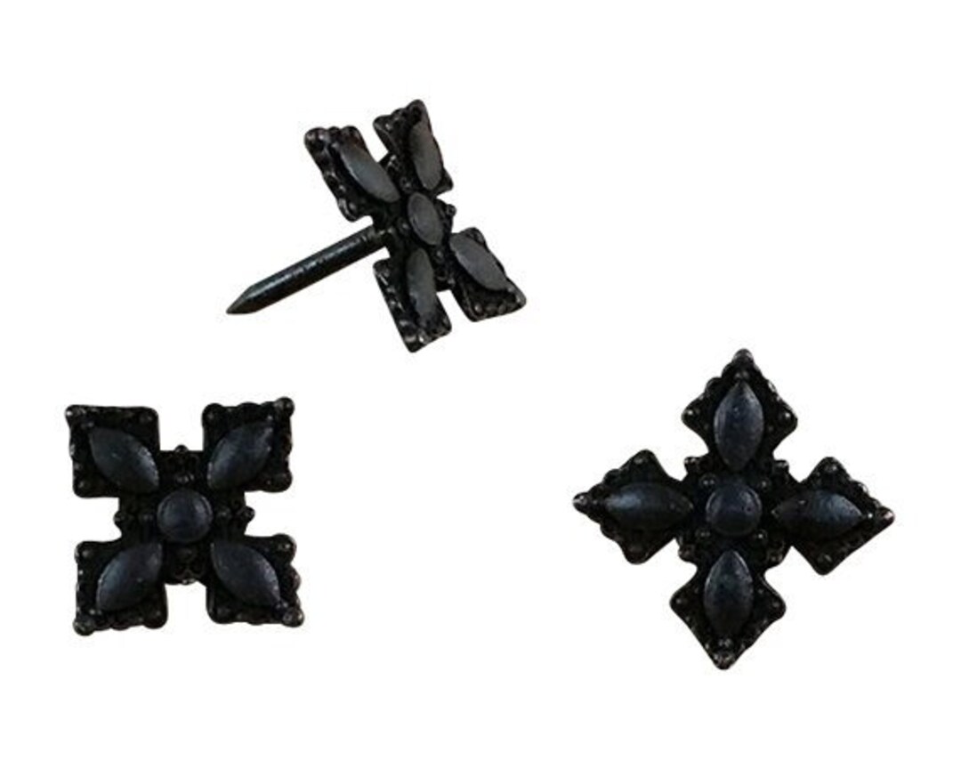 Ornate Style Clavos, 1 1/4" X 1 1/4" - Oil Rubbed Bronze Finish ...