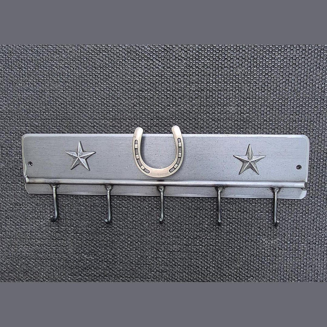 Key Holder Rack, Rustic Key Holder, Wall Mount, Metal Key Holder, Hand ...