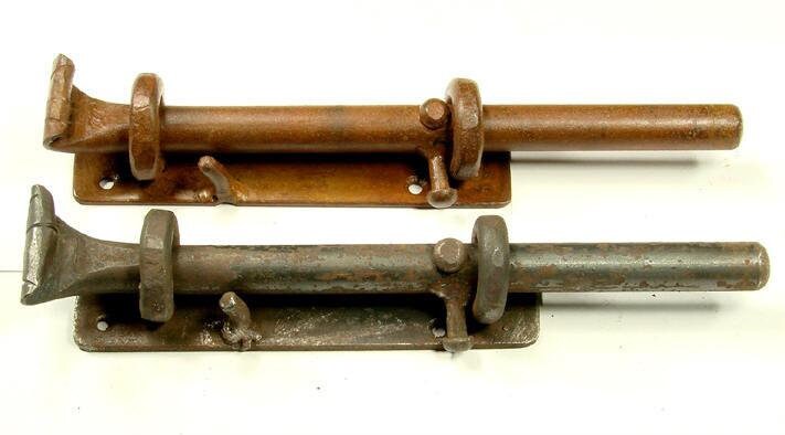8 Heavy Duty Rustic Cane Bolt / for Bottom of Door or - Etsy