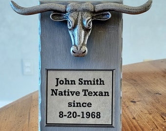 Metal Texas Plaque - Etsy