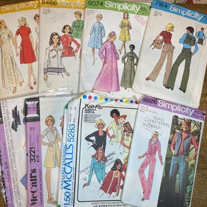 8 1970s Vintage Sewing Patterns - Etsy
