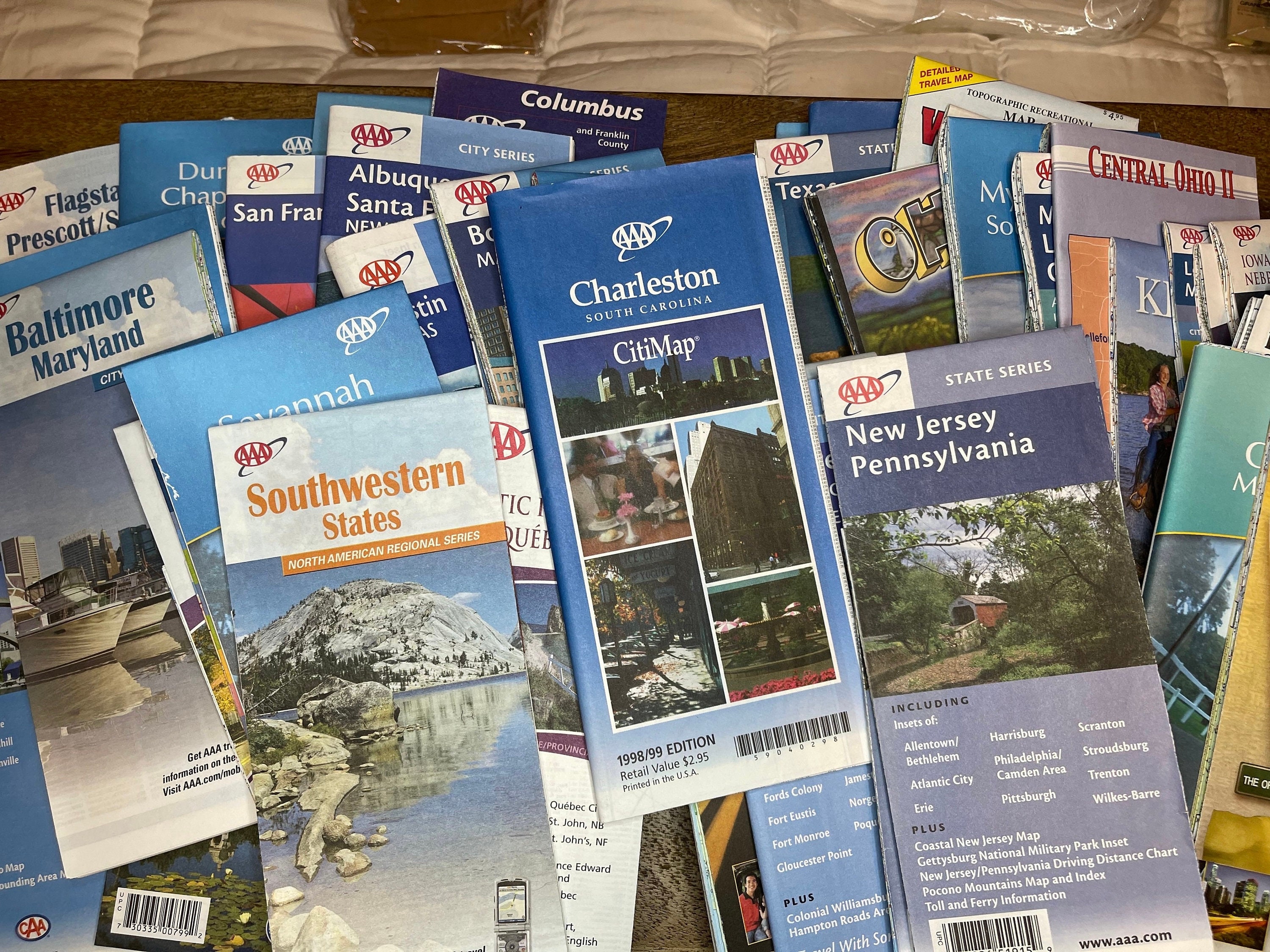 Bundle of 5 Pamphlet Maps - Etsy