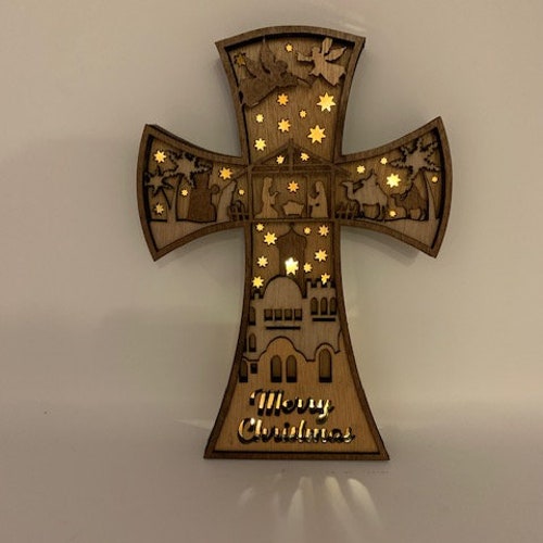 Olive Wood Nativity Cave Christmas Nativity Nativity Scene - Etsy