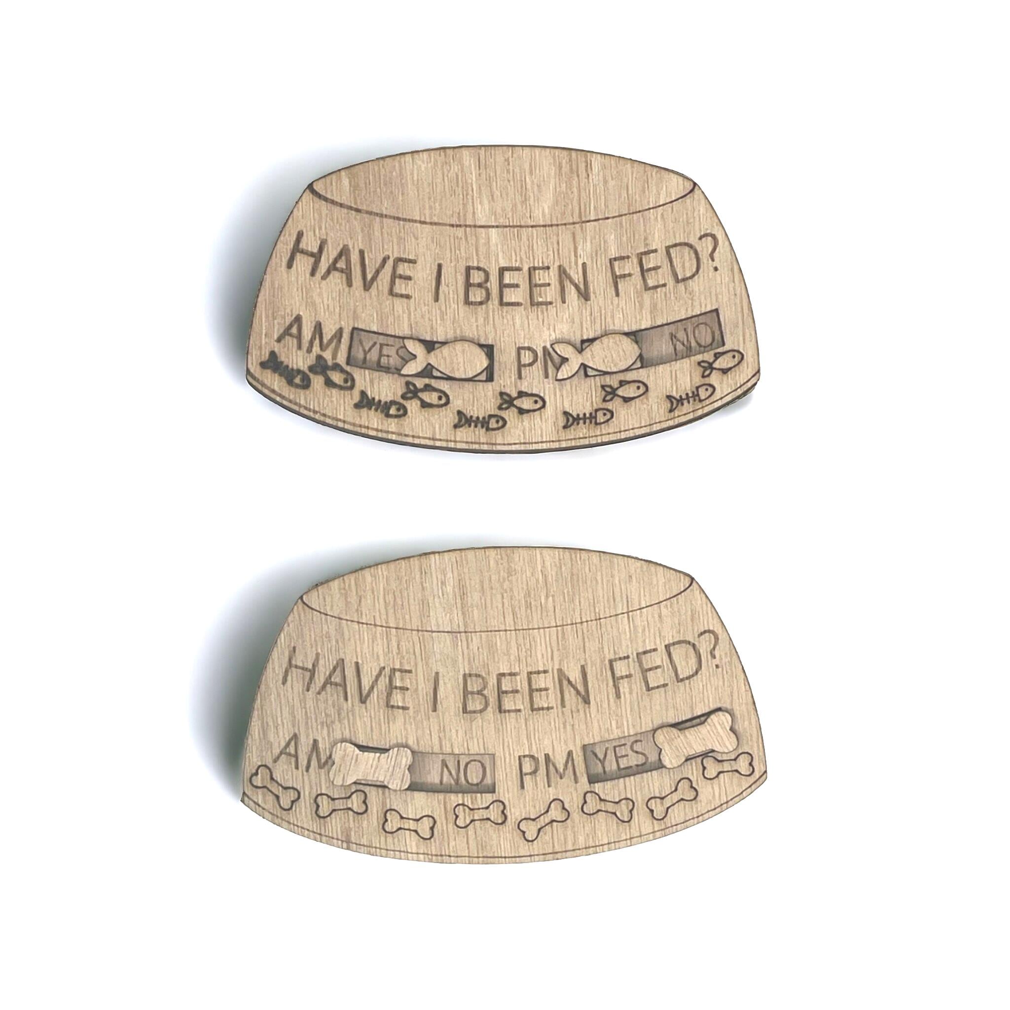 Pet Feeding Reminder: Cat & Dog Food Tracker With Magnets - Etsy