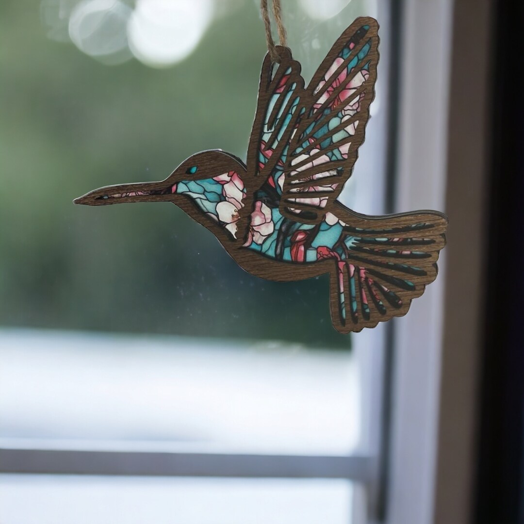 Beautiful Hummingbird Suncatcher for Your Window Decor - Etsy
