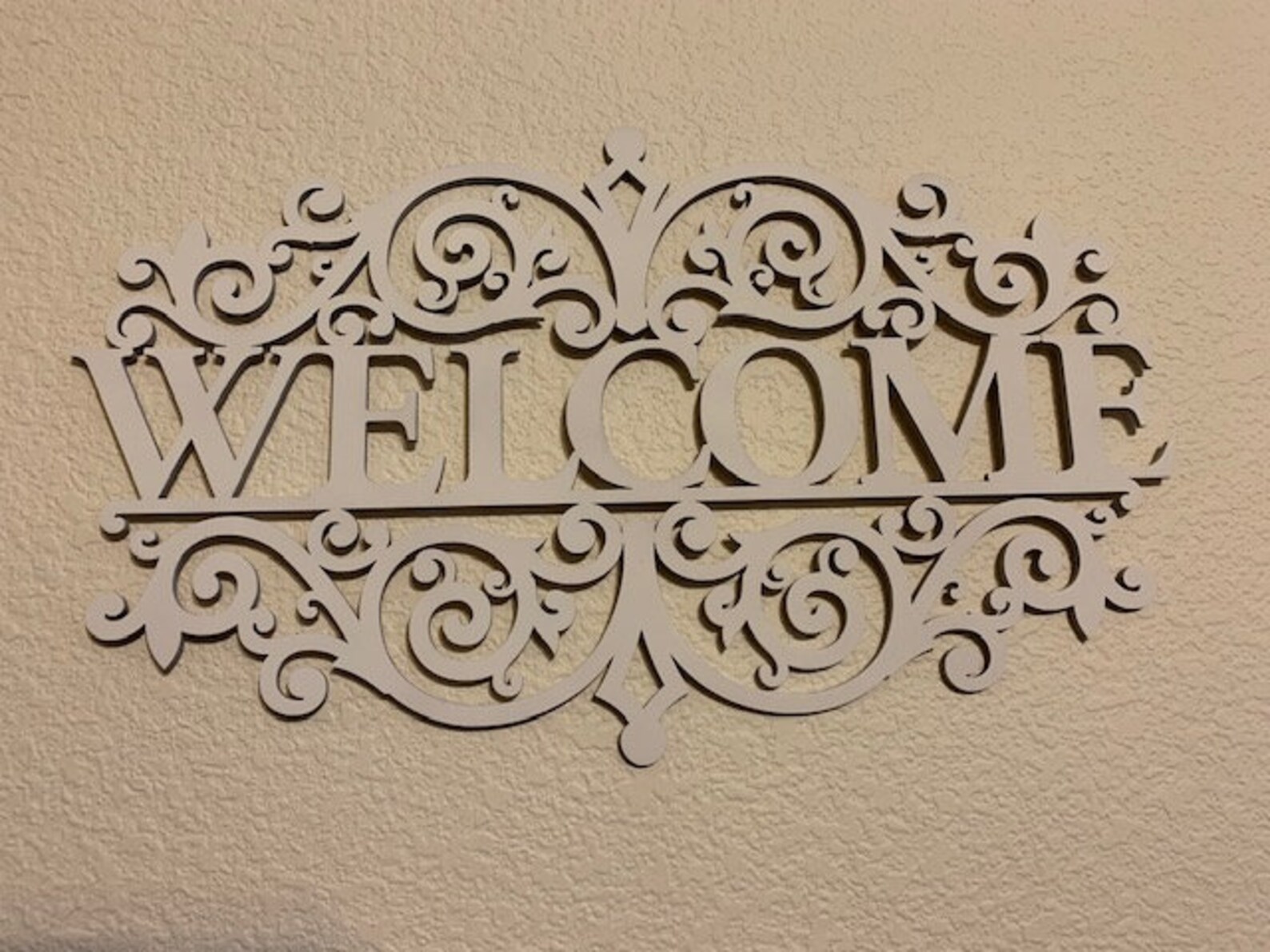 Elegant Welcome Sign Wall Hanger Welcome - Etsy