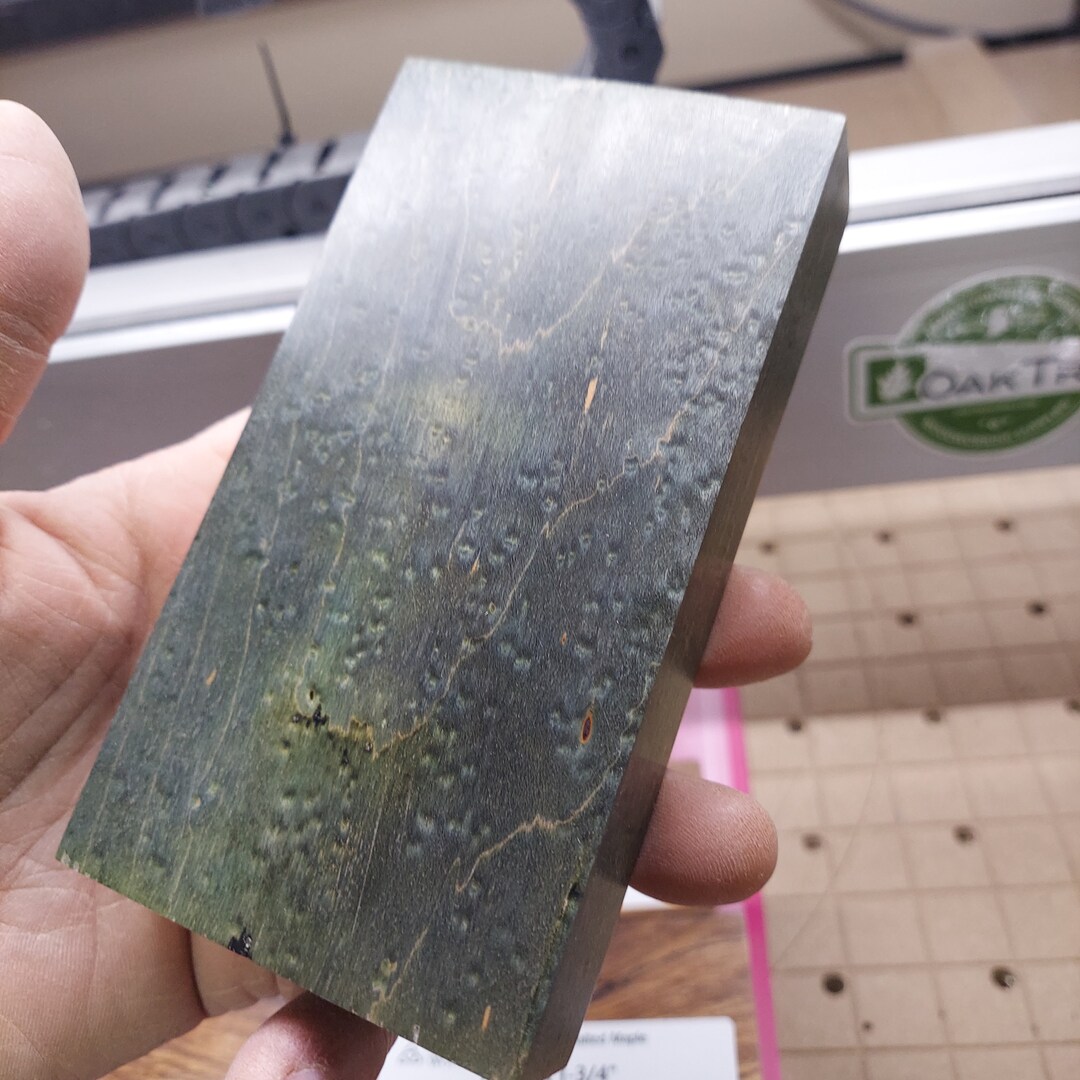 Dye Stabilized Birdseye Maple Knife Block - Etsy