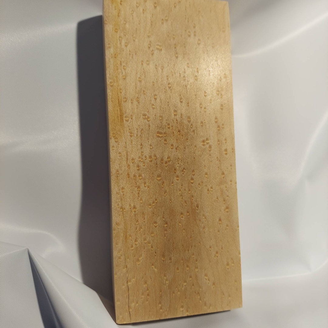 Stabilized Birdseye Maple Knife Block. Stab Wood - Etsy