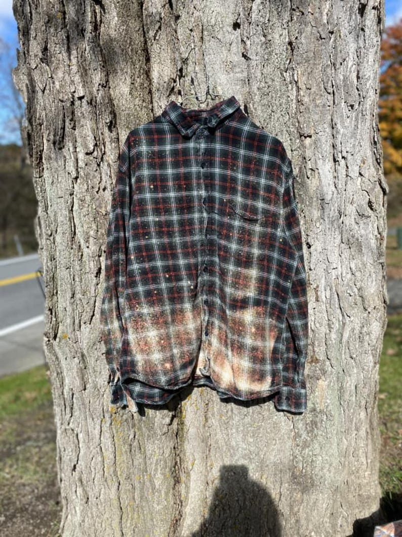 FAITH Flannel Shirt. Sunflower. Sunflower Flannel. Bleached Flannel. Faith in God. Christmas ...