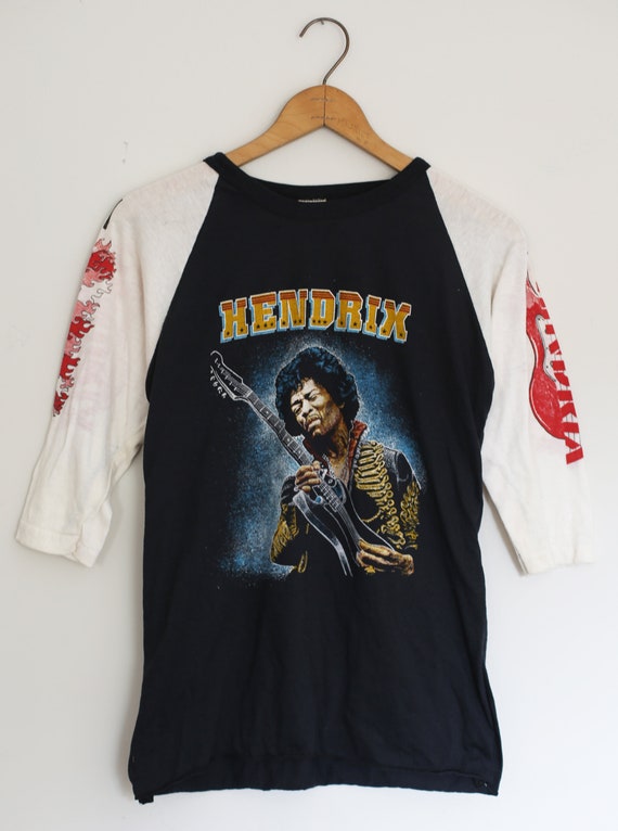 RARE TRUE VINTAGE 1970s Jimmy Hendrix T-Shirt - Gem